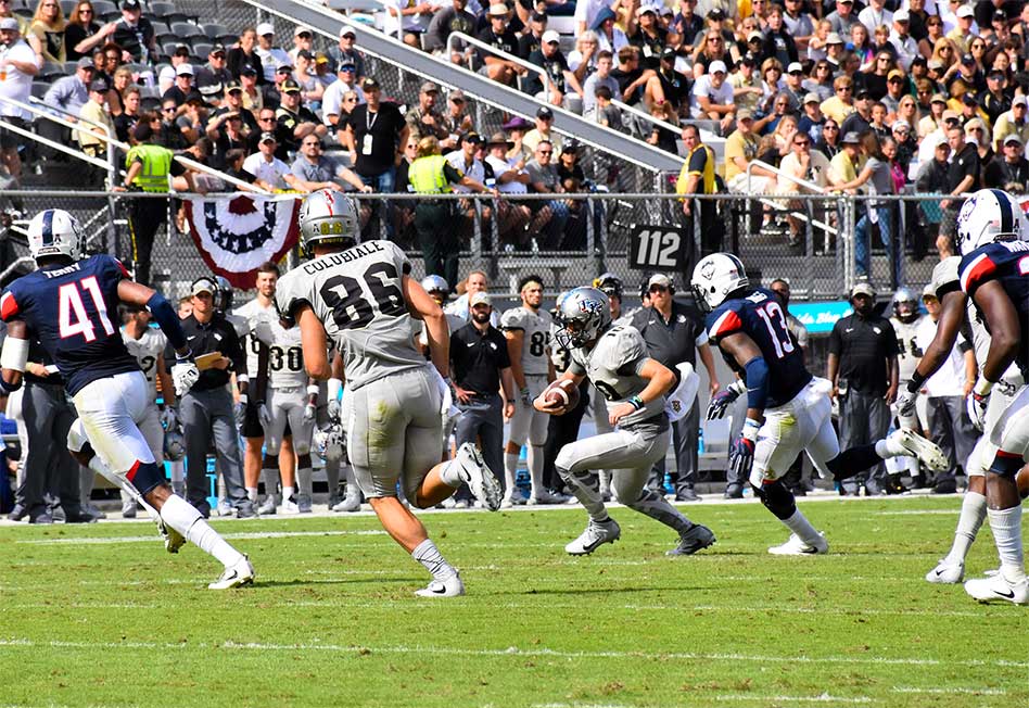 UCF Knights Take Down UCONN 49-24 and Remain Undefeated at 9-0