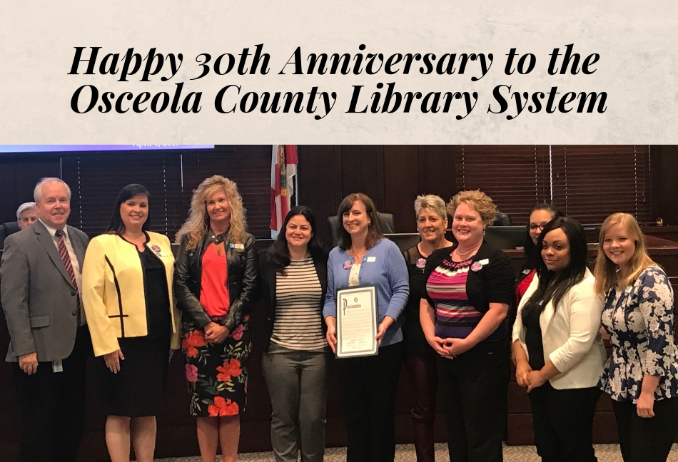 Osceola County Library System Celebrates its 30th Anniversary