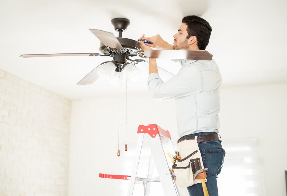 KUA Summer Energy Saving Tip #2, Check Ceiling Fan Blade Angles