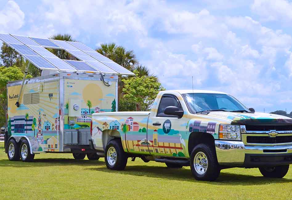 KUA Unveils "SunCatcher," Its Solar Energy Education Trailer