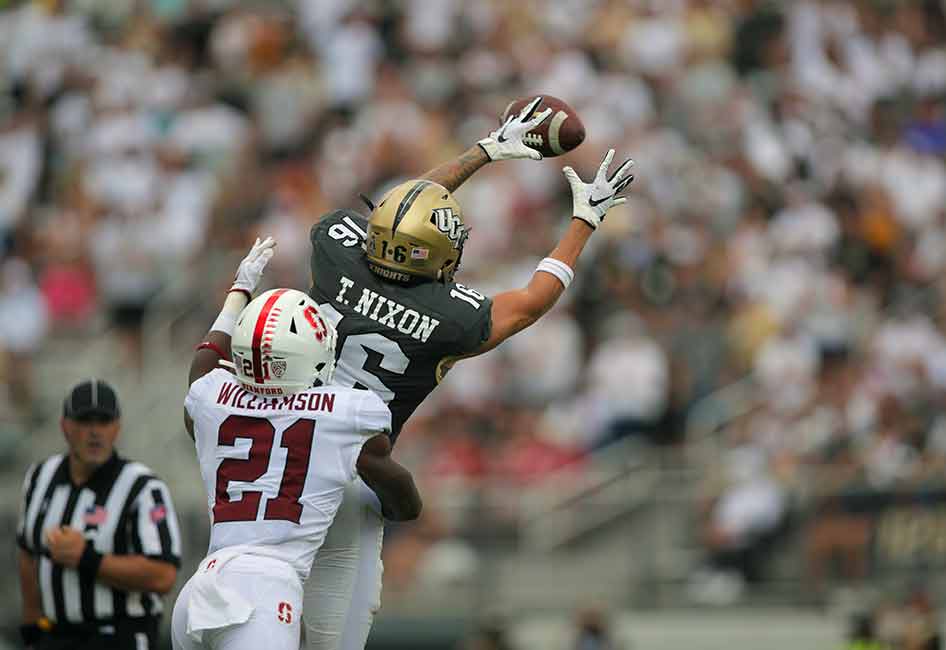 UCF Knights Use Fast Start to Dismantle Stanford, 45-27