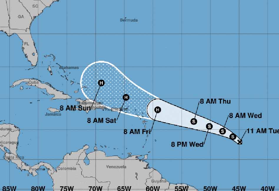 Tropical Depression Forms in the Atlantic, Expected to Move Westward ...