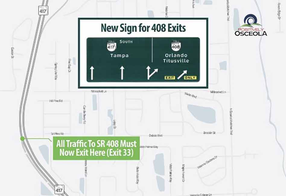 New traffic pattern for Southbound SR 417 to Eastbound SR 408 begins ...