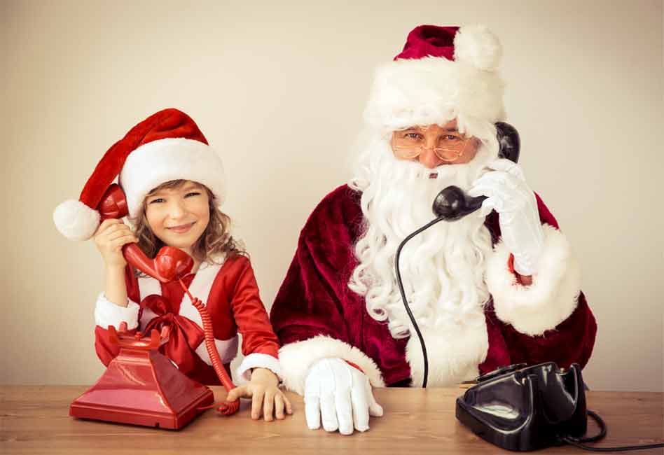 Santa Claus will call your kiddos for FREE... Here's how to sign up!