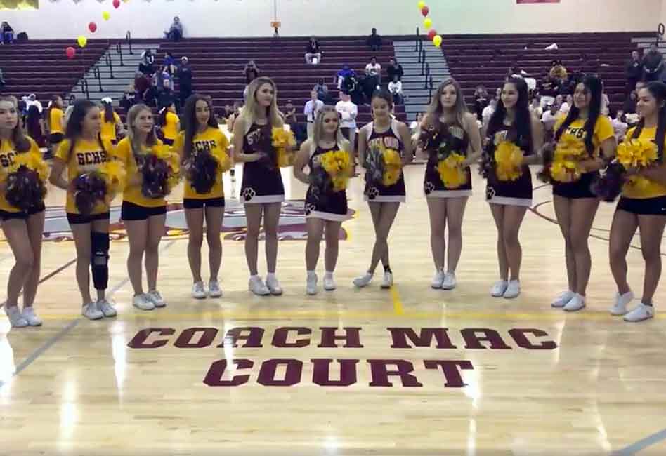 Bulldogs unveil Coach Mac Court, celebrate Senior Night ... and beat ...
