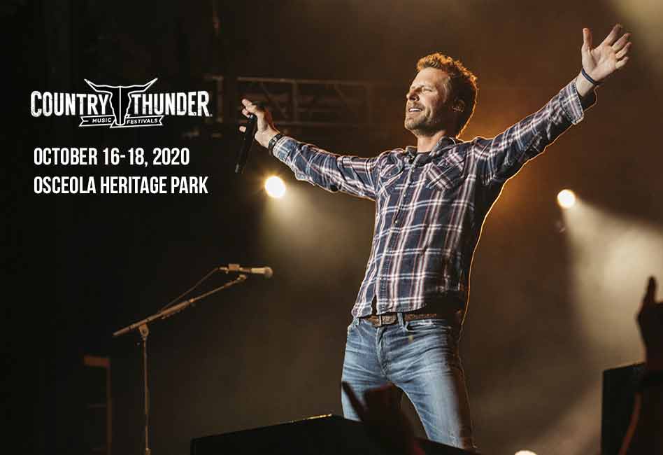 Country Thunder is now Oct. 16-18, and will still feature Kane Brown ...