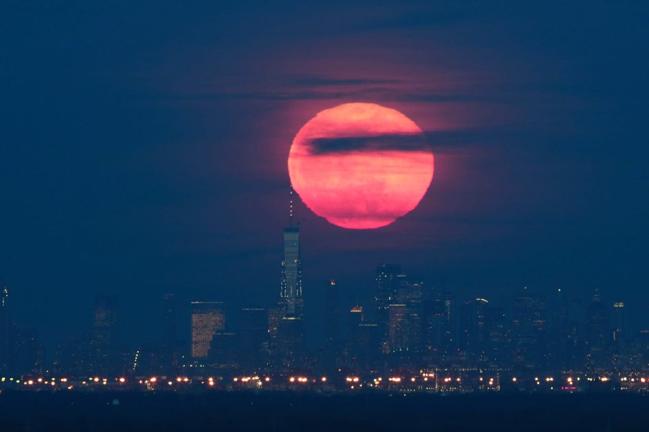 Look up and enjoy tonight's April Supermoon