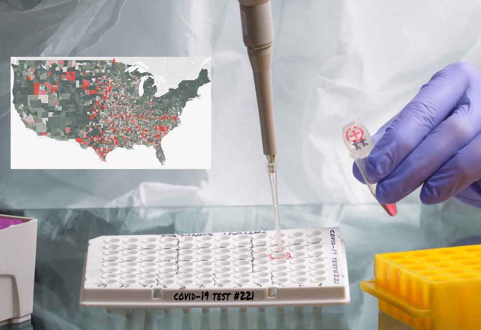 Check the COVID-19 positivity rate map county by county - locally, and ...