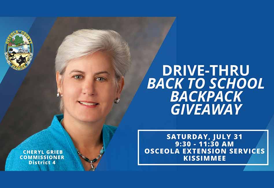 Osceola County to host Back to School Backpack Drive-thru Giveaway with ...