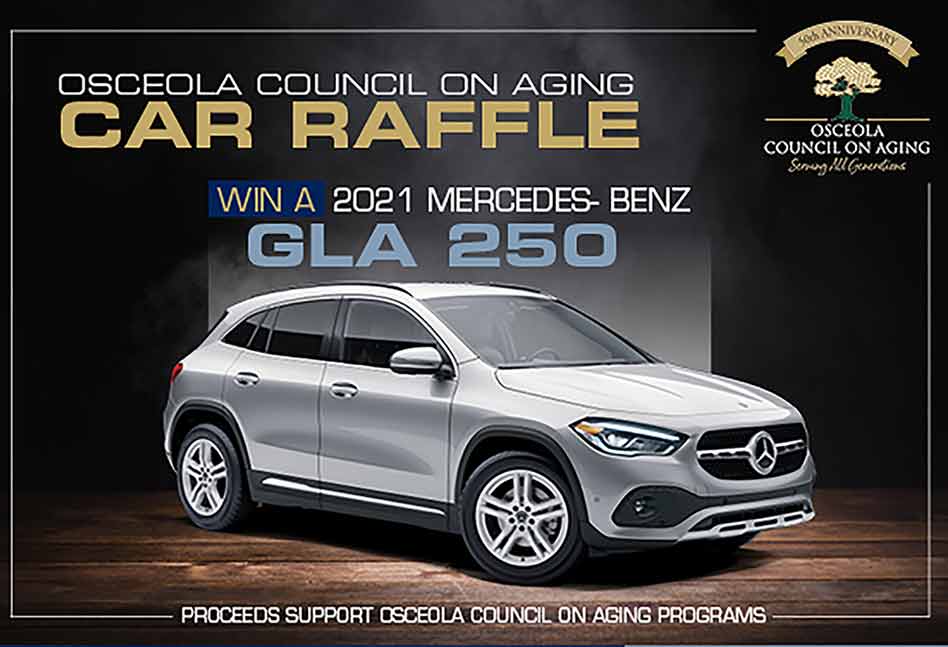 Osceola Council On Aging, Mercedes-Benz of South Orlando Car Raffle ...