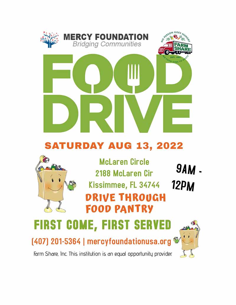 Drive-thru food pantry coming to Kissimmee Saturday morning, hosted by ...