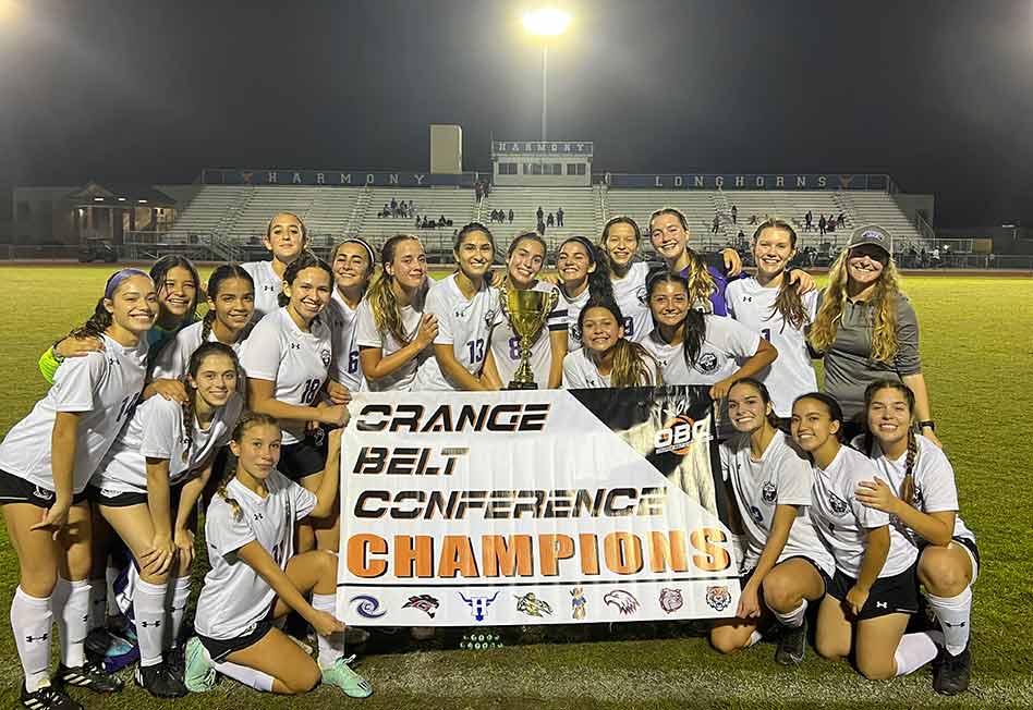 Celebration Claims Girls Orange Belt Conference Soccer Title