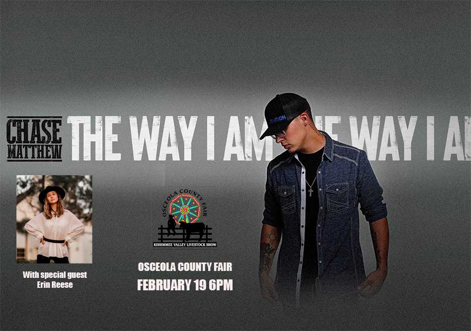 Country Music Singer Chase Matthew to Perform #7 Hit, 'The Way I Am' at ...