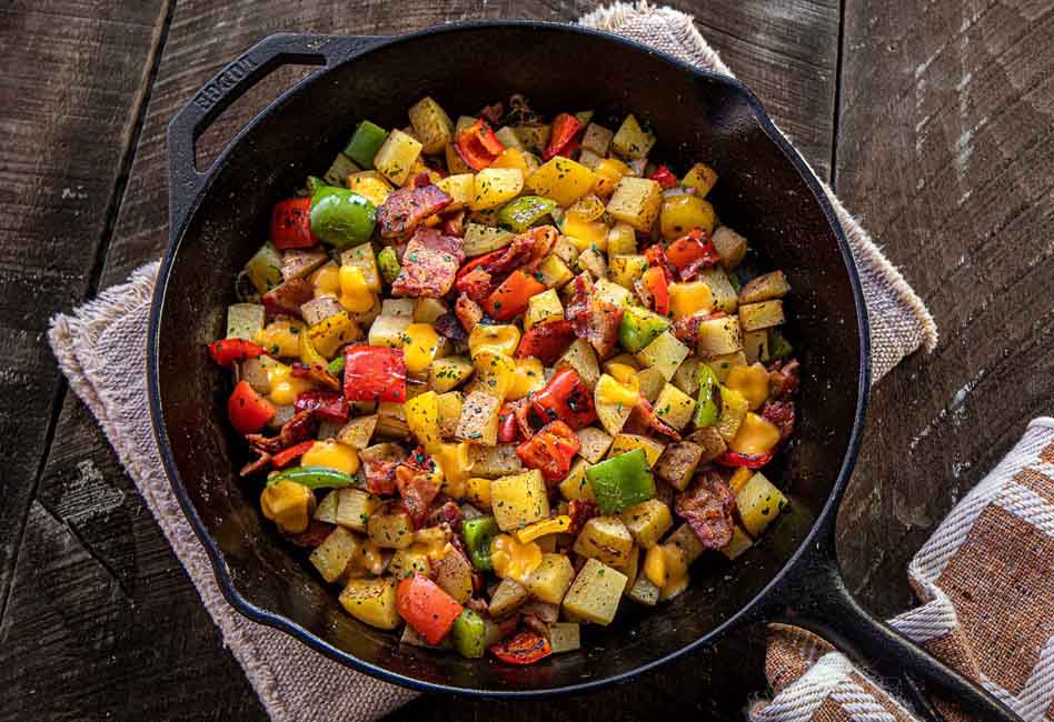 Breakfast Potatoes with Florida Bell Peppers and Bacon, It's Positively ...