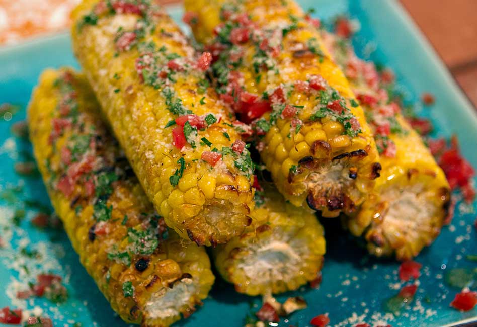 Grilled Florida Sweet Corn with Tomato and Parmesan, It's Positively ...