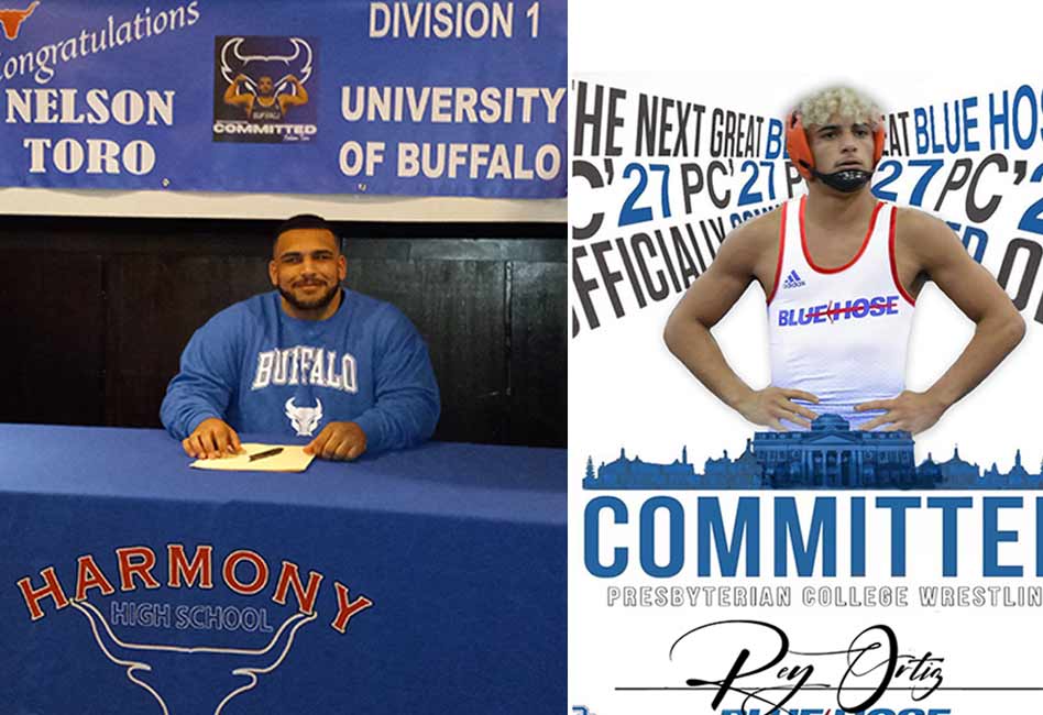 Harmony's Nelson Toro, Rey Ortiz to Wrestle at Division-1 Level