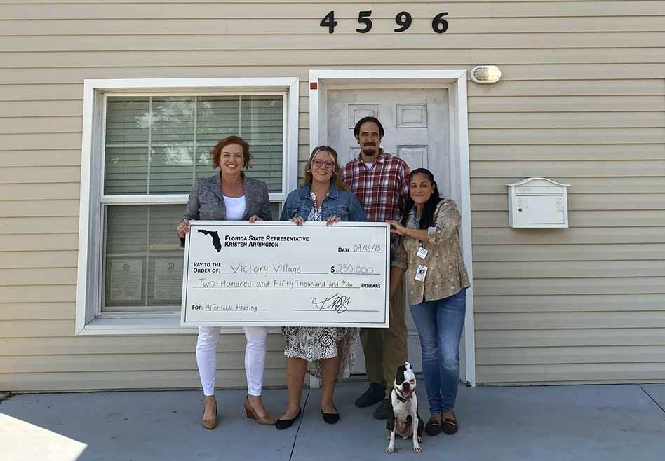 State Representative Kristen Arrington Delivers $250,000 to Victory ...