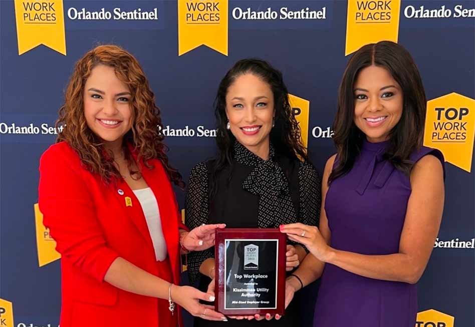 KUA Earns Prestigious 2023 Central Florida Top Workplace Award from Orlando Sentinel