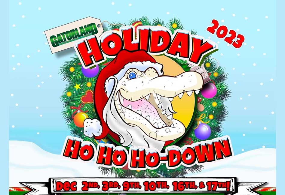 Gatorland Announces 4th Annual Holiday Ho, Ho, Ho-Down Christmas Event ...