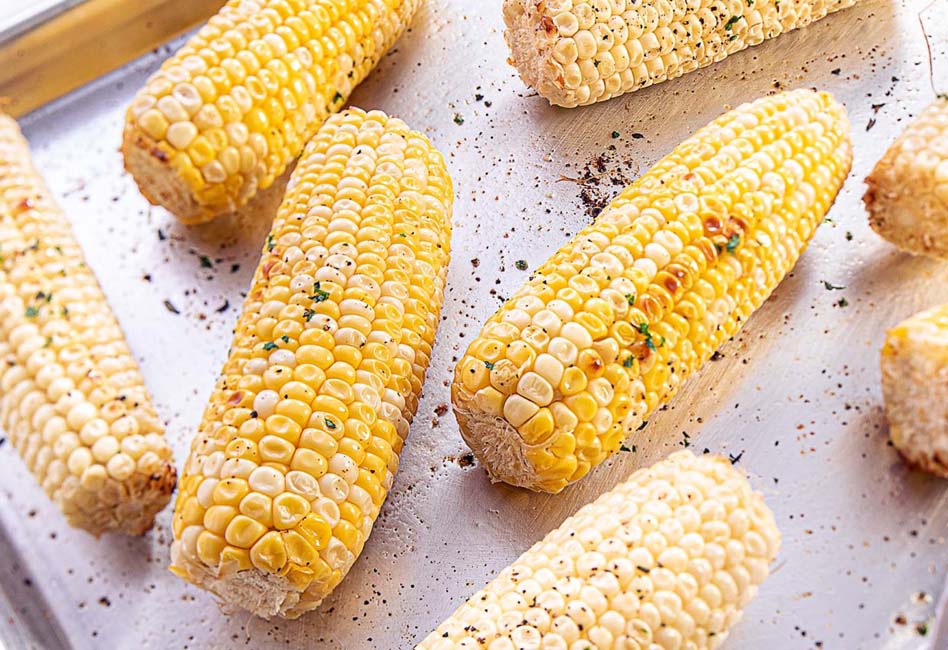 Golden Harvest: Roasted Florida Sweet Corn Delight