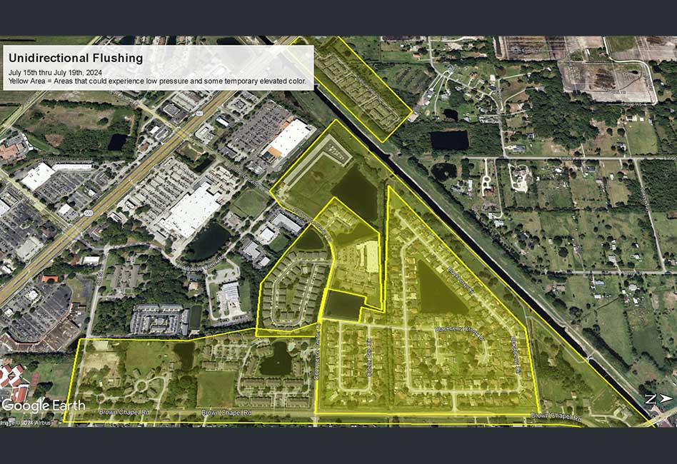 Toho Water Authority Announces Water Line Flushing Schedule for St ...