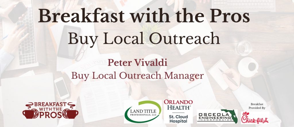 Breakfast with the Pros - Buy Local Outreach