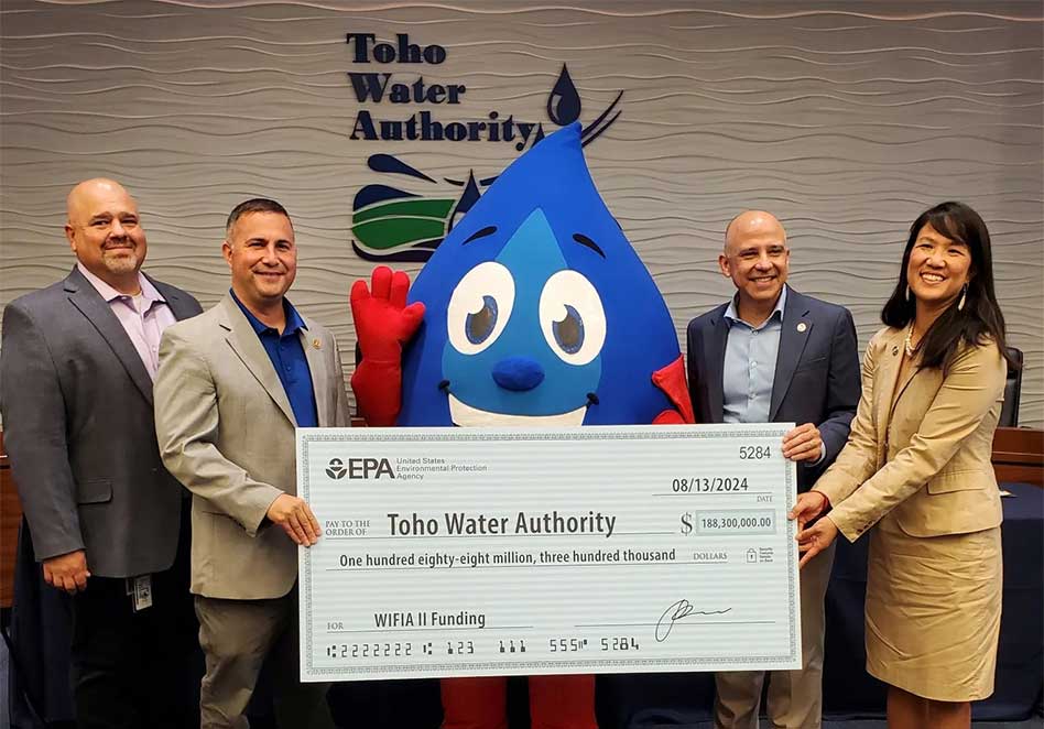 Toho Water Authority Secures $188.3 Million EPA Loan to Upgrade Water ...
