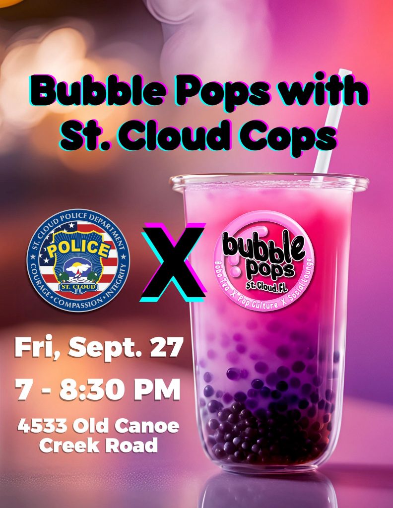 Bubble Pops with St. Cloud Cops
