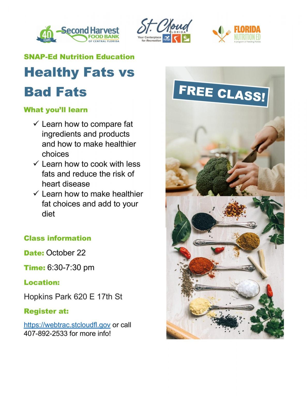 Free Class: Healthy Fats vs Bad Fats