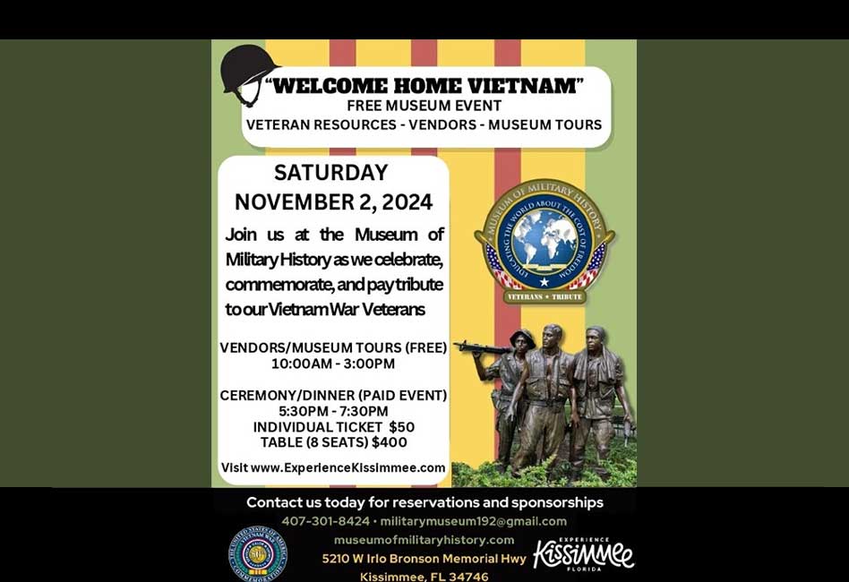 'Welcome Home Vietnam' Event to Honor Vietnam War Veterans at Museum of ...