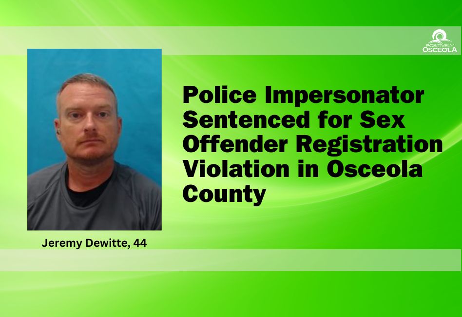Police Impersonator Jeremy Dewitte Sentenced for Sex Offender ...