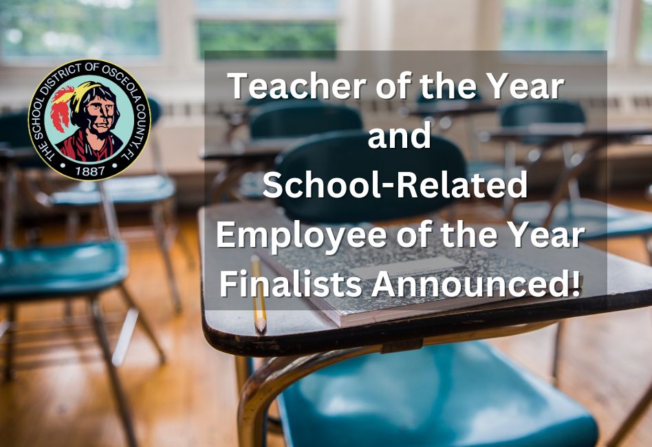 Osceola School District Announces Finalists for Teacher and School ...