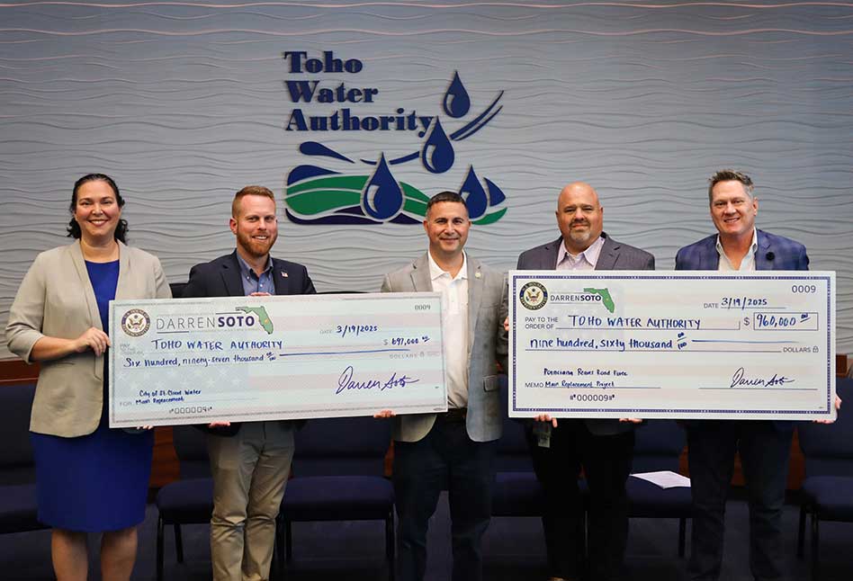 Toho Water Authority Secures Federal Funding for Key Water Infrastructure Upgrades in St. Cloud ...
