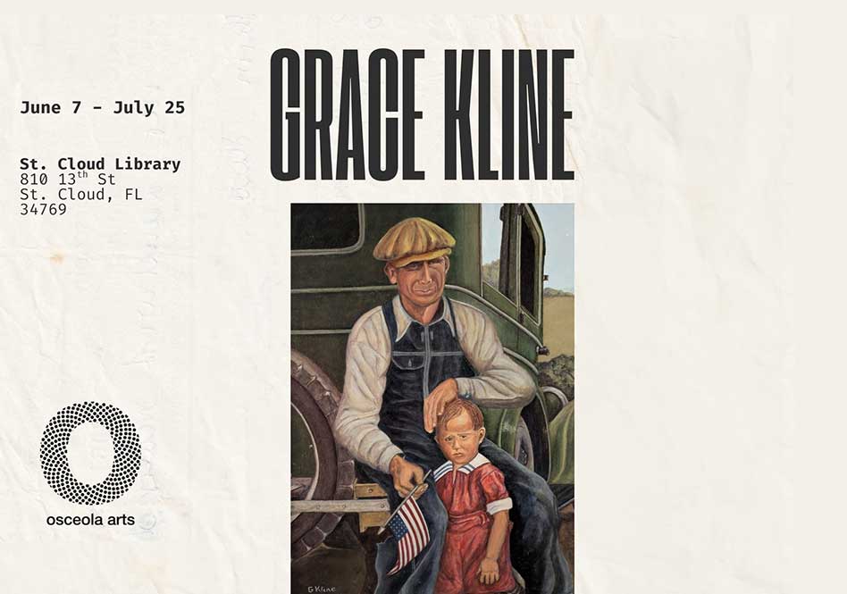 Grace Kline’s Expressive Portraits Featured at St. Cloud Library Through Osceola Arts’ Art in ...