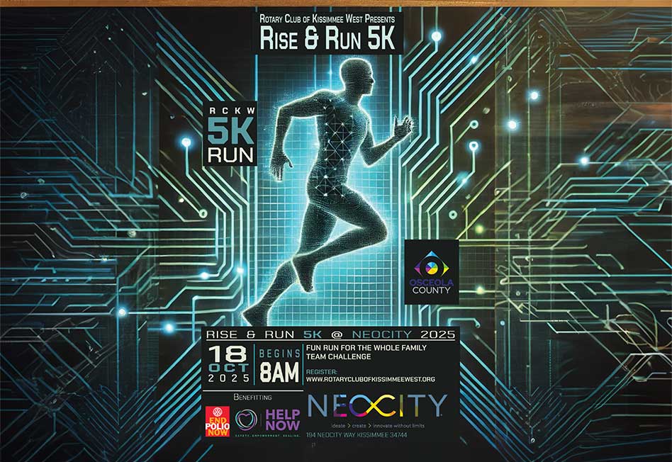 Rotary Kissimmee West to Host Inaugural Rise & Run 5K at NeoCity Oct ...