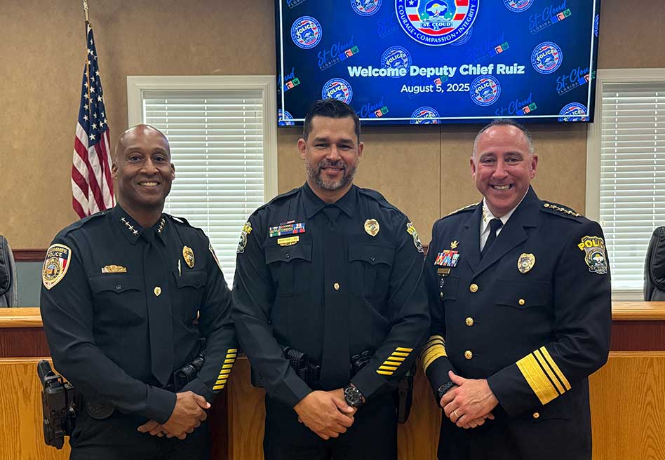 St. Cloud Police Department Holds Swearing-In Ceremony for New Deputy ...