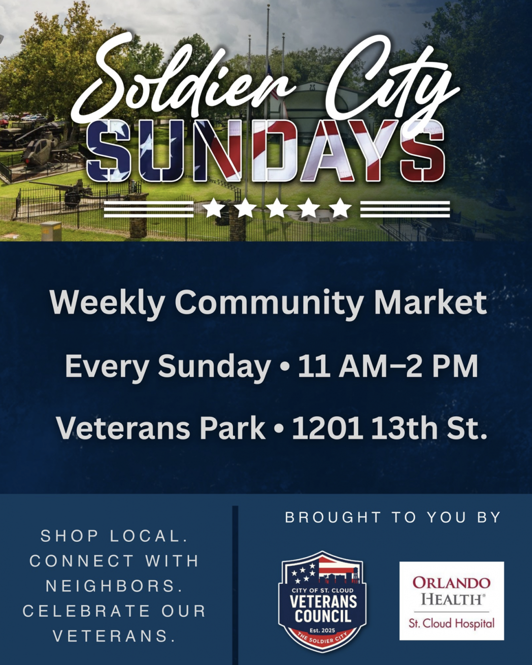 Soldier City Sundays Weekly Market - Positively Osceola