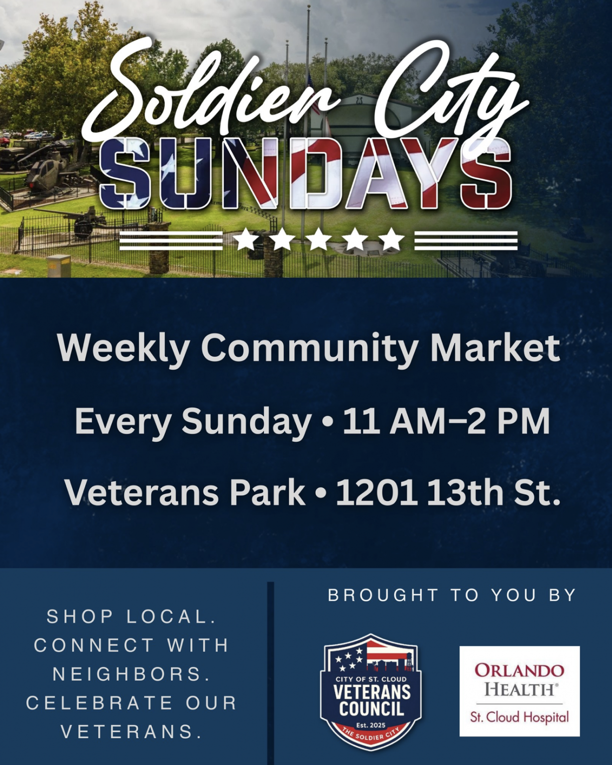 Soldier City Sundays Weekly Market - Positively Osceola