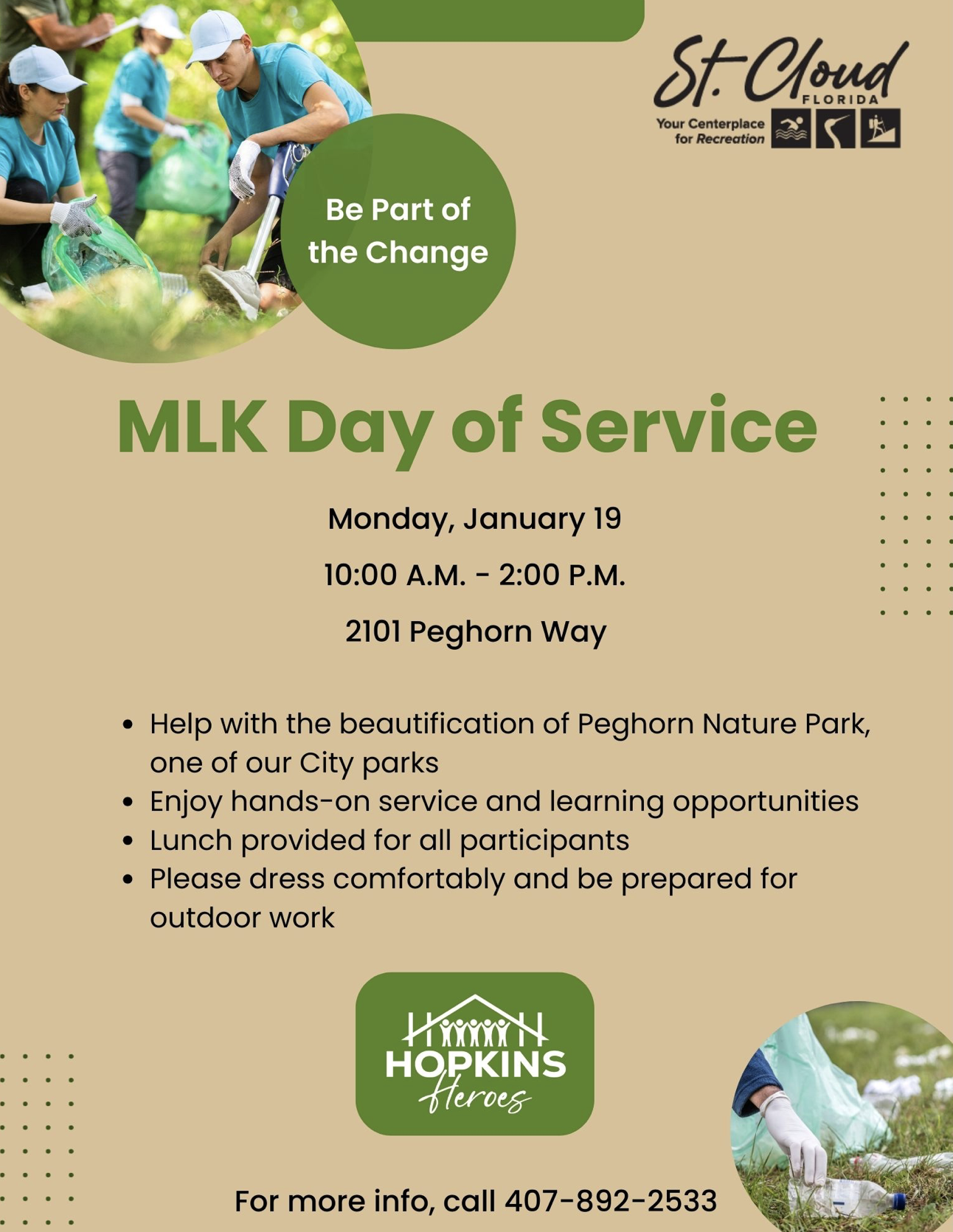 MLK Day of Service - Positively Osceola